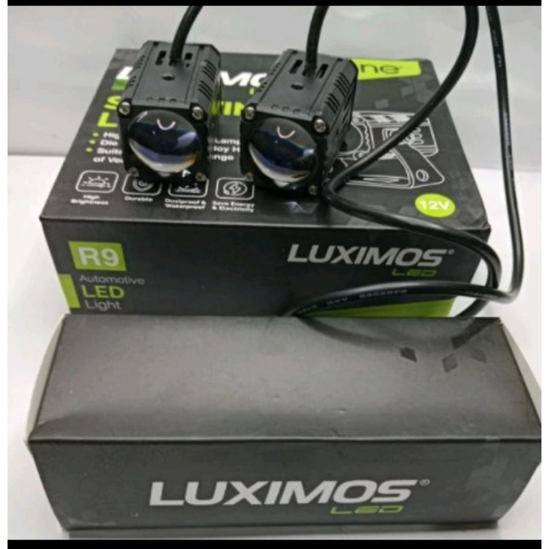 Jual LAMPU SOROT/TEMBAK Q2S BLUE LENS 2 WARNA BISA KEDIP FLASH WHITE YELLOW ORIGINAL LUMINOSLED ...