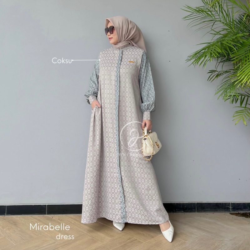 Jual DYN CLOTHINGLINE | MIRABELLE DRESS | GAMIS RAYON PREMIUM | GAMIS ...