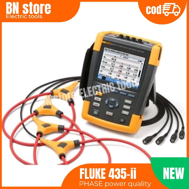 Jual FLUKE 435 SERIES II THREE-PHASE POWER QUALITY AND ENERGY ANALYZER ORIGINAL | Shopee Indonesia