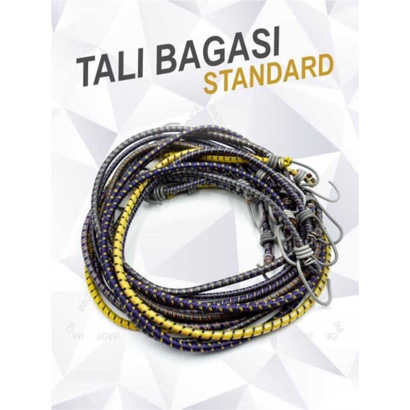 Jual Tali Bagasi/Tali Motor/ Tali Bungee Karet Lokal 8 mm x 1 Meter ...