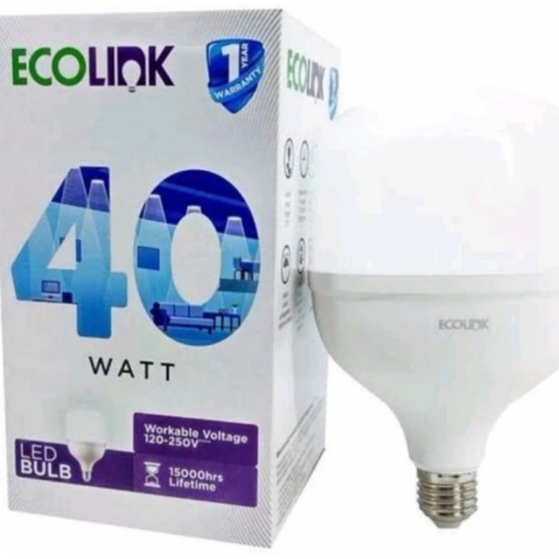Jual Lampu Led Capsule Ecolink 40 Watt Putih | Shopee Indonesia