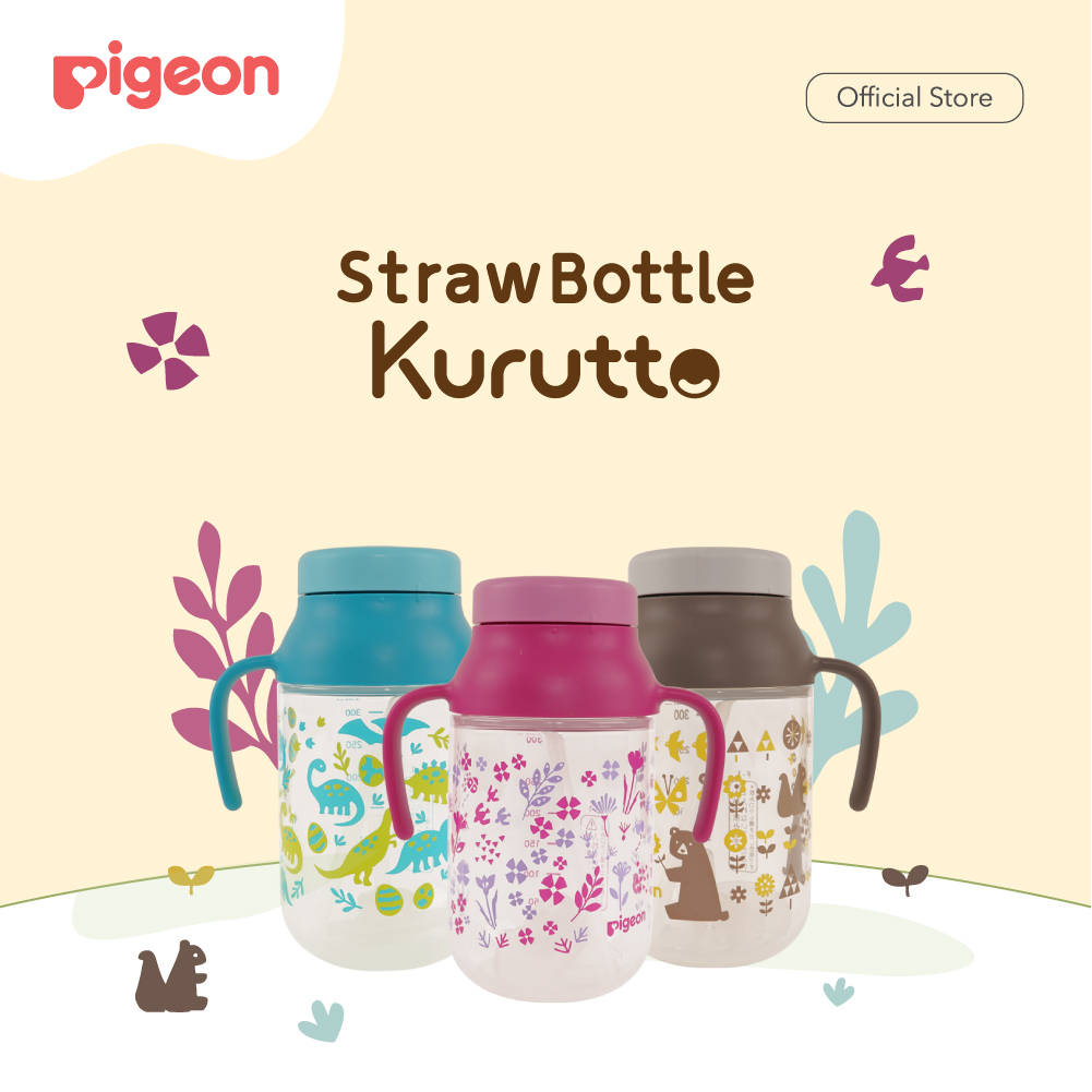 Jual PIGEON Straw Bottle Kurutto | Shopee Indonesia