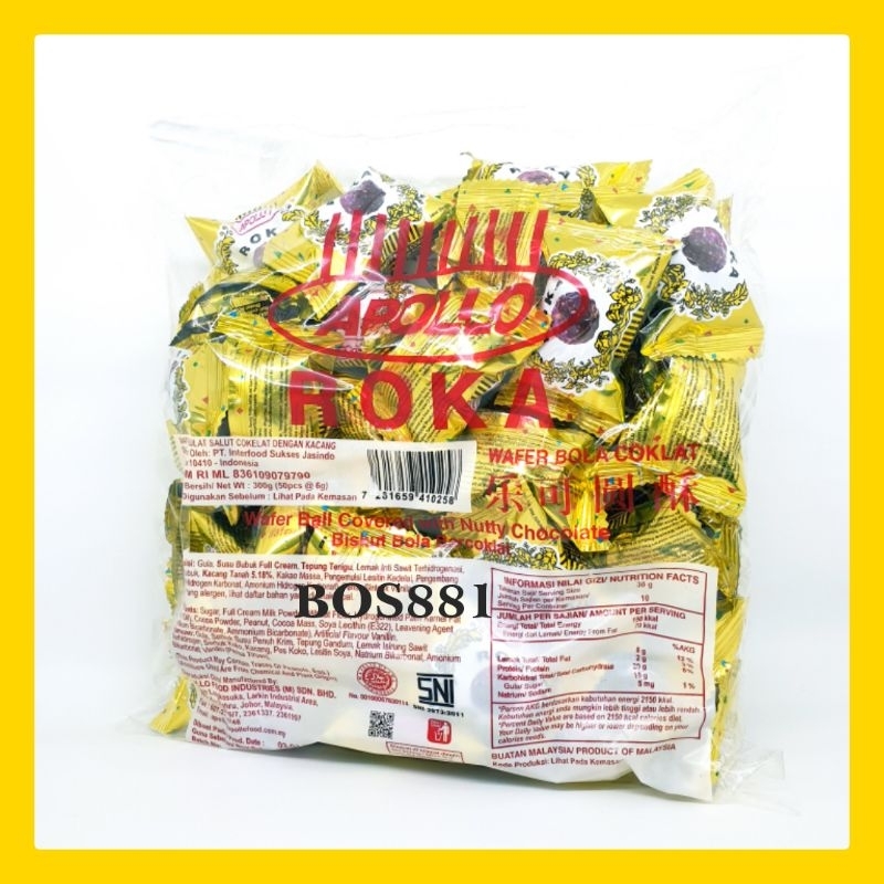 Jual Apollo Coklat Roka 300g | Shopee Indonesia