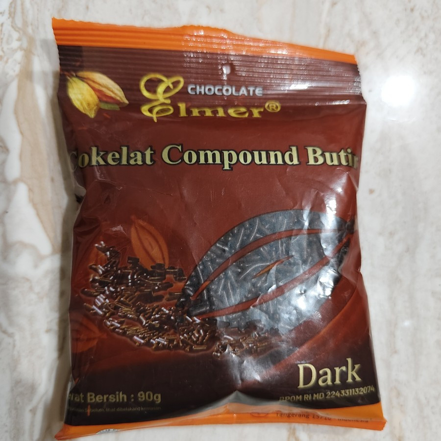 Jual Meses Elmer 90gr Coklat ceres Compound Butir kemasan asli pabrik ...