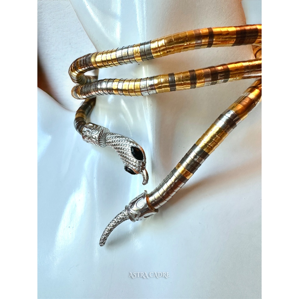 Jual AstraCadre - Mix Metals - Serpent Shape-Shifter Necklace | Shopee ...