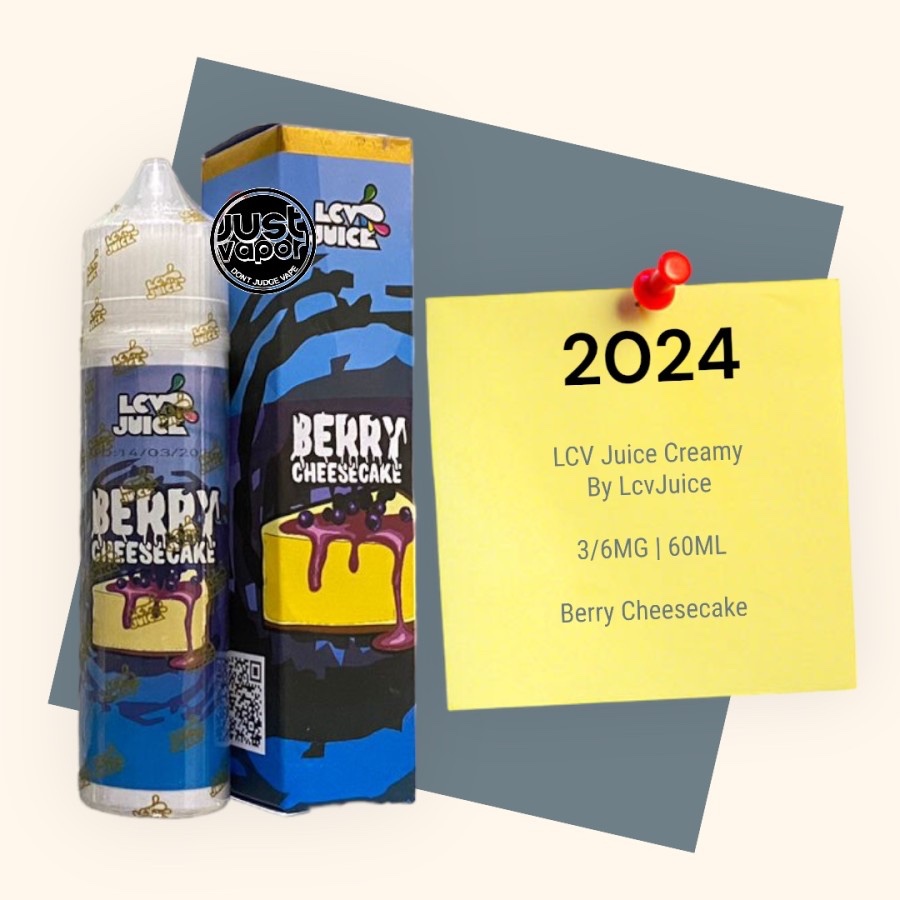 Jual LCV Juice Berry Cheesecake 60ML by LCV / Authentic - Liquid LCV ...