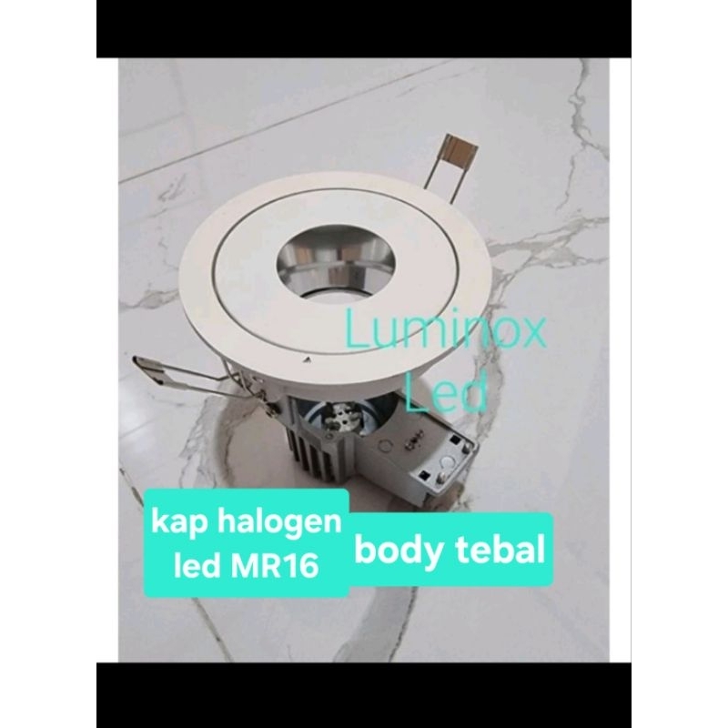 Jual downlight pinhole oval mr16 / kap spot light pin hole halogen mr16 ...