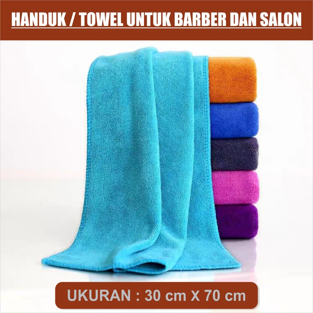 Jual Handuk Barbershop / Handuk Salon / Handuk Olahraga [Ukuran 30x70 ...