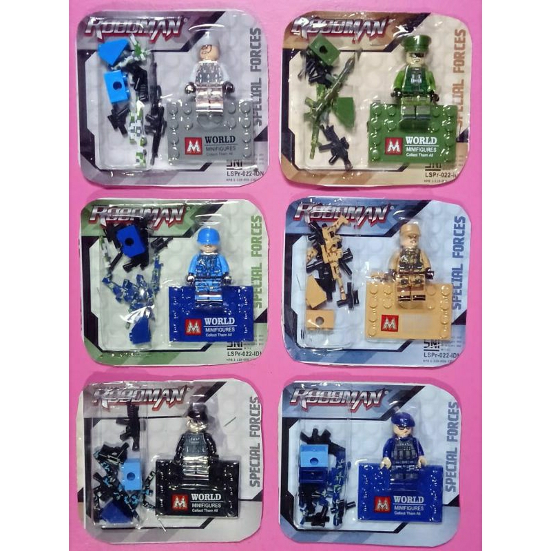 Jual Mainan Roboman Tentara Lego Tentara Dan Polisi | Shopee Indonesia