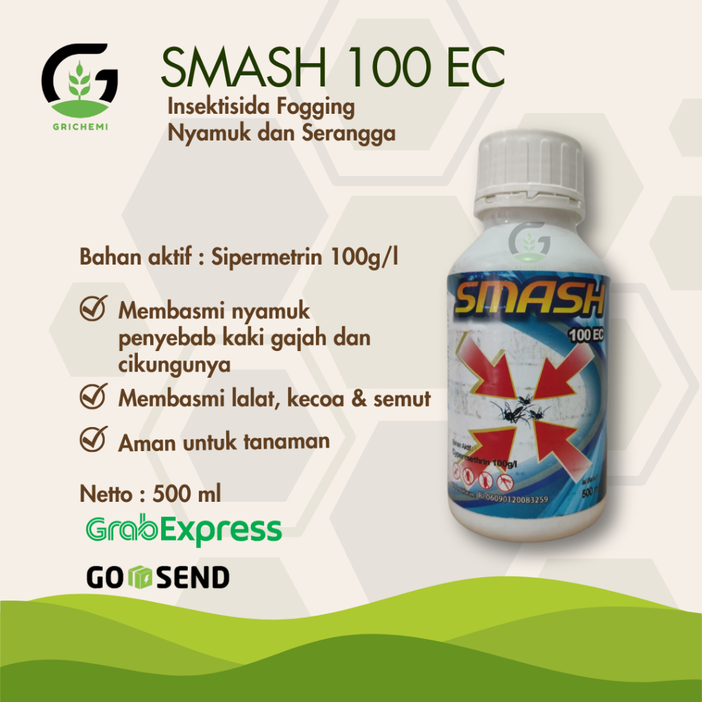 Jual OBAT FOGGING SMASH 100 EC 500ML | Shopee Indonesia