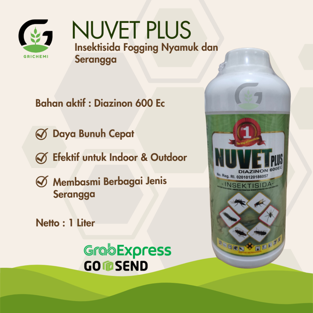 Jual NUVET PLUS 600 EC OBAT FOGGING NYAMUK | Shopee Indonesia