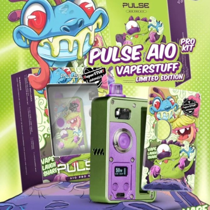 Jual Pulse Aio Pro Kit include RBA Vaperstuff Edition by Vandy Vape | Shopee Indonesia