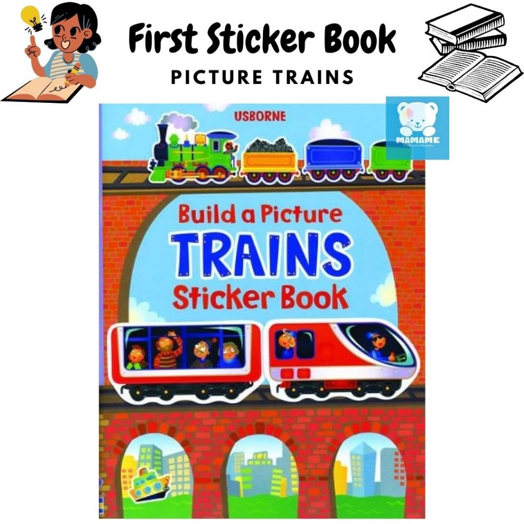Jual [MAMAME]First Sticker Book // Buku Stiker Dan Bacaan Anak-anak ...
