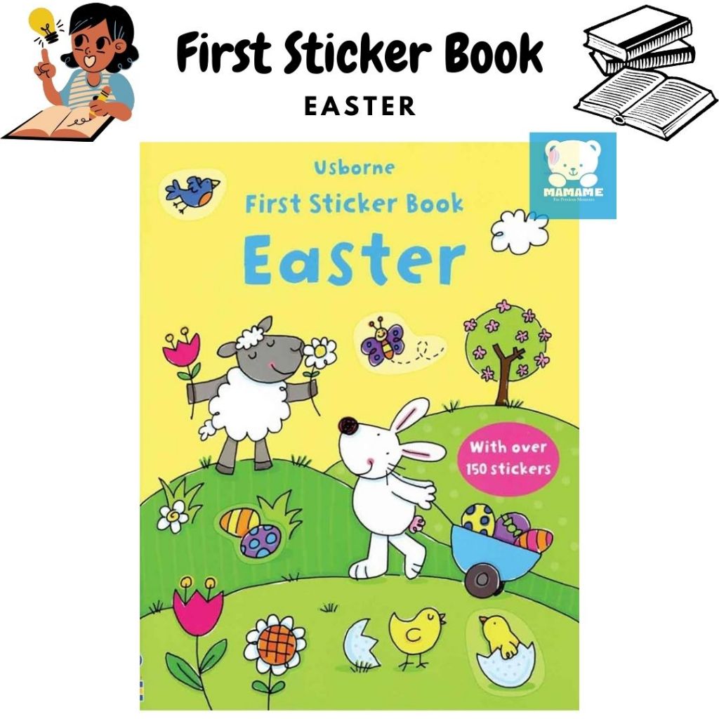 Jual [MAMAME]First Sticker Book // Buku Stiker Dan Bacaan Anak-anak ...