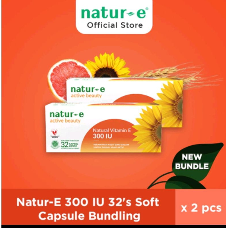 Jual Natur-E 300 IU Soft Capsule 32's (2 Box @ 32's)- Original | Shopee ...