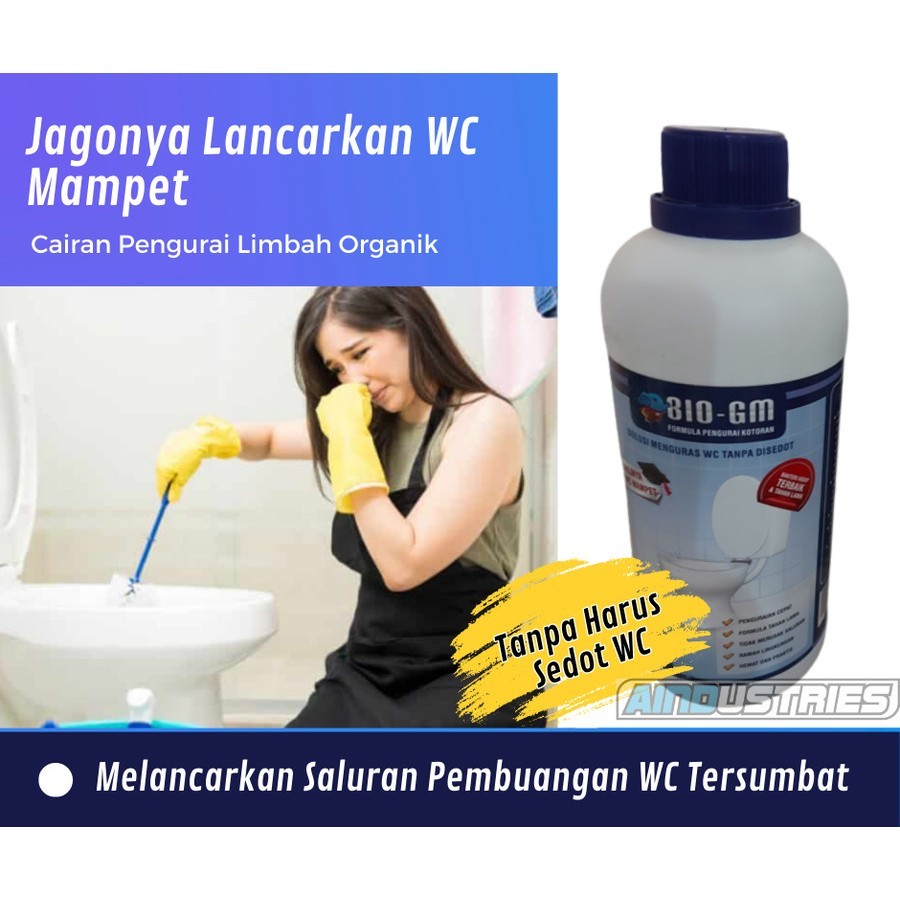 Jual Cairan Penguras WC Penuh Sepiteng dan Closet Luber BIO GM ...