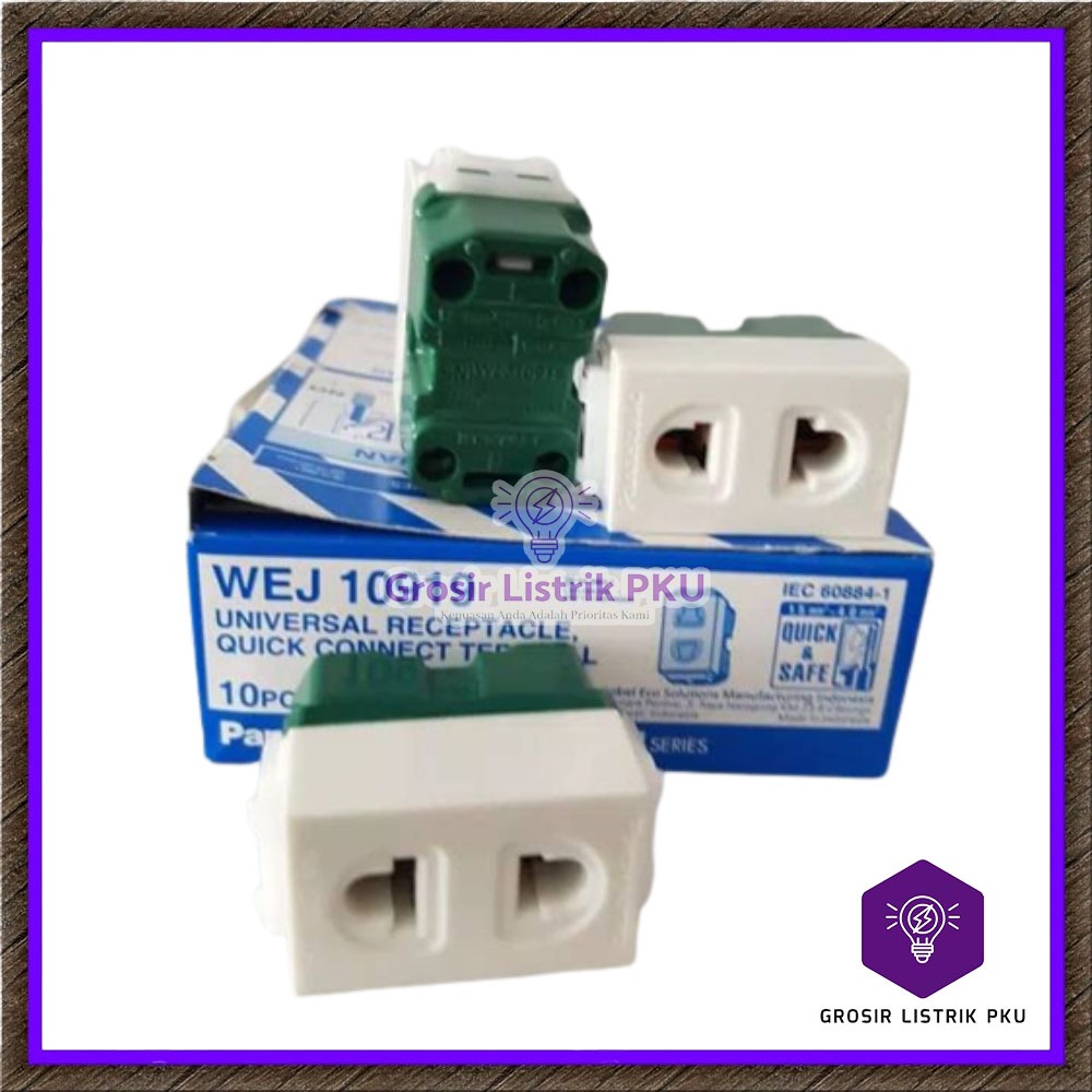 Jual Biji Mata Stop Kontak Panasonic WEJ Wide Series / WEJ 10919 ...