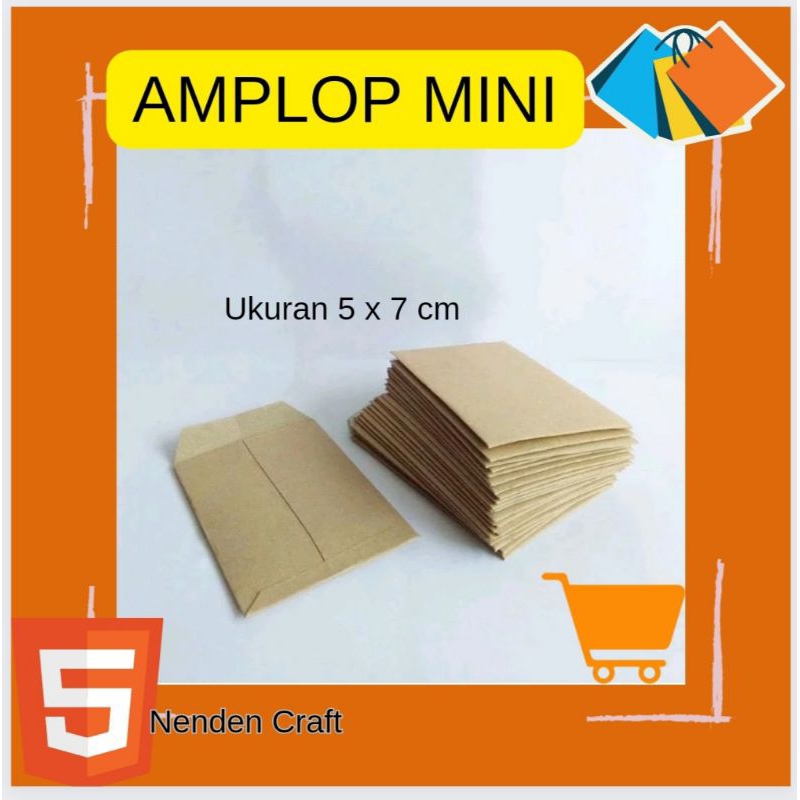 Jual Amplop Mini 5*7 | Shopee Indonesia