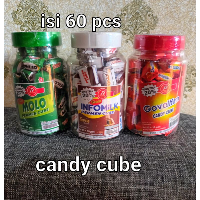 Jual candy cube isi 60 pcs | Shopee Indonesia