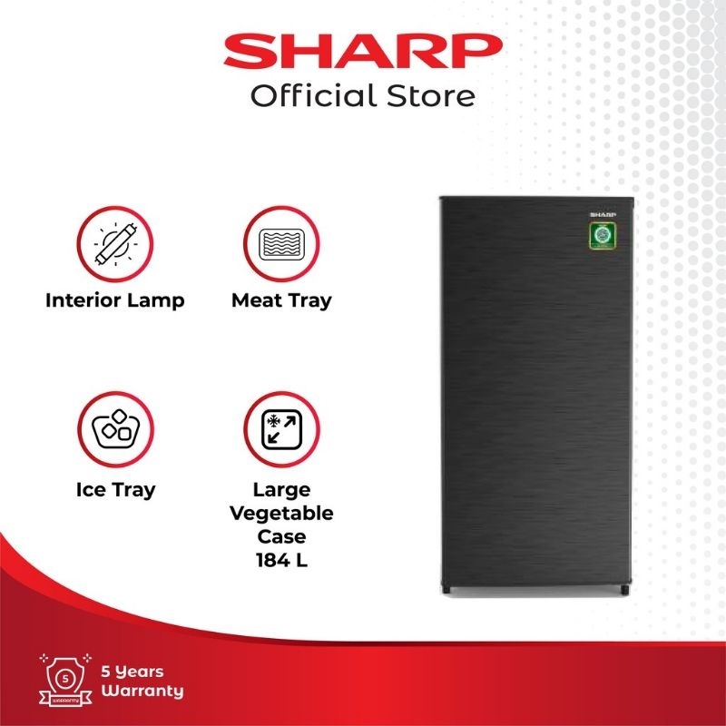 Jual Sharp Lemari Es 1 pintu SJ 192 NHS ( Khusus Sidoarjo Surabaya ...