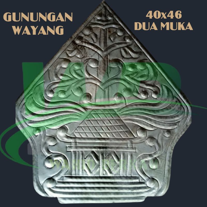 Jual ORNAMEN WAYANG 40X45 DUA MUKA , HIASAN PAGAR BESI | Shopee Indonesia