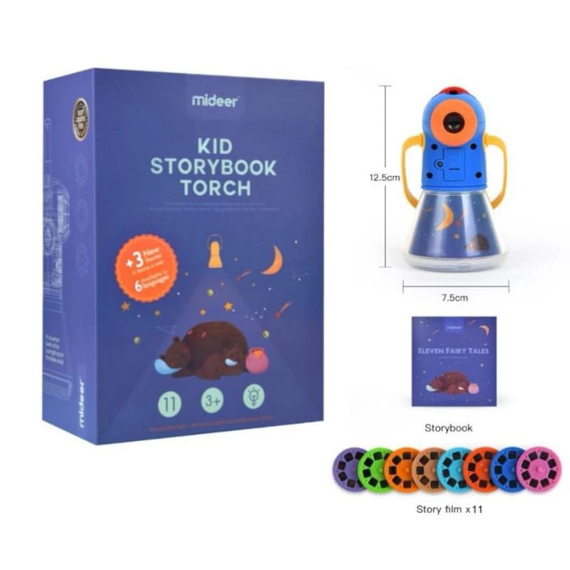Jual MIDEER KIDS STORYBOOK TORCH 11 STORY | Shopee Indonesia