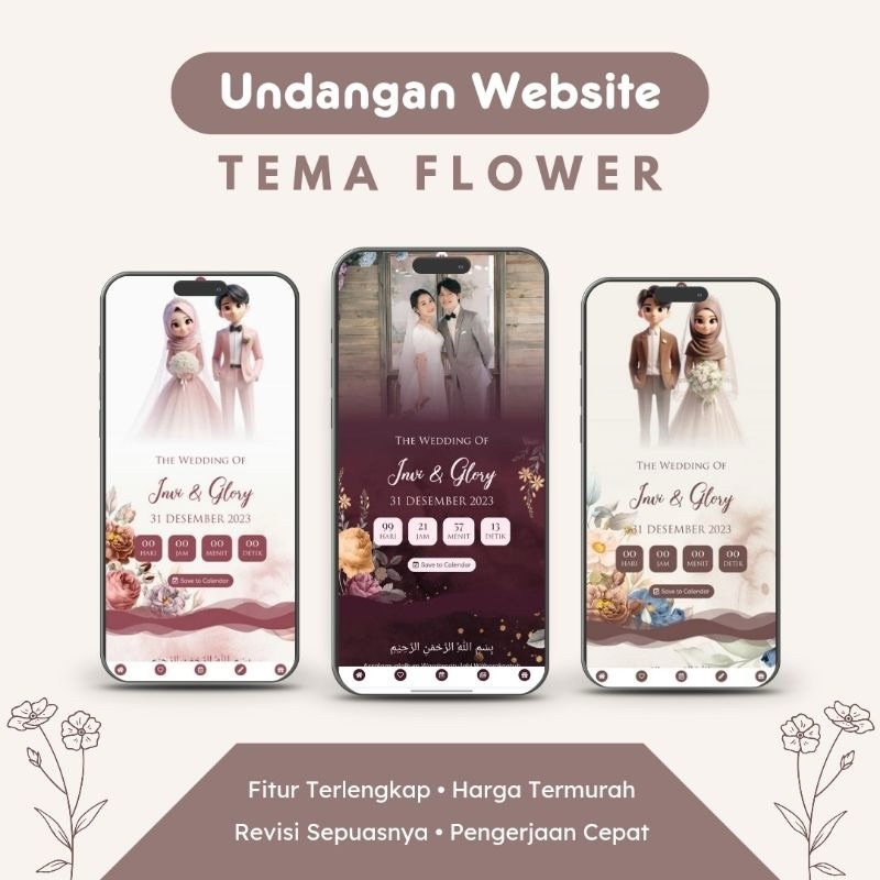 Jual Undangan Digital Web | Shopee Indonesia