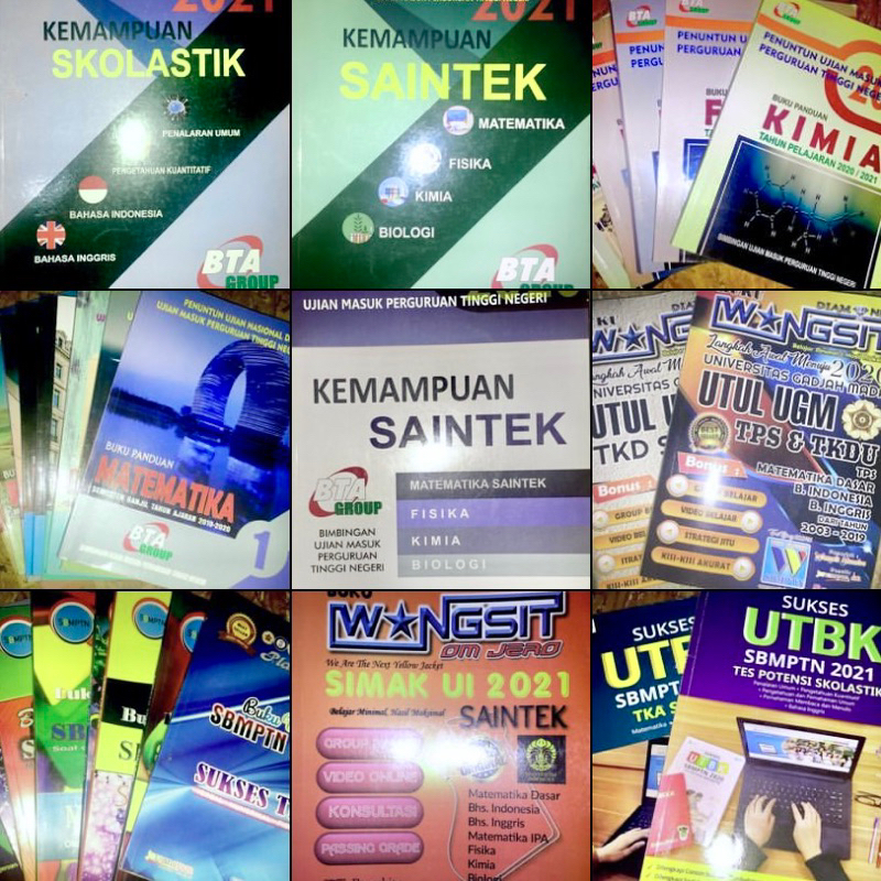 Jual Buku UTBK SNBT MANDIRI BTA Wangsit GO Simak UI UTUL UGM Saintek | Shopee Indonesia