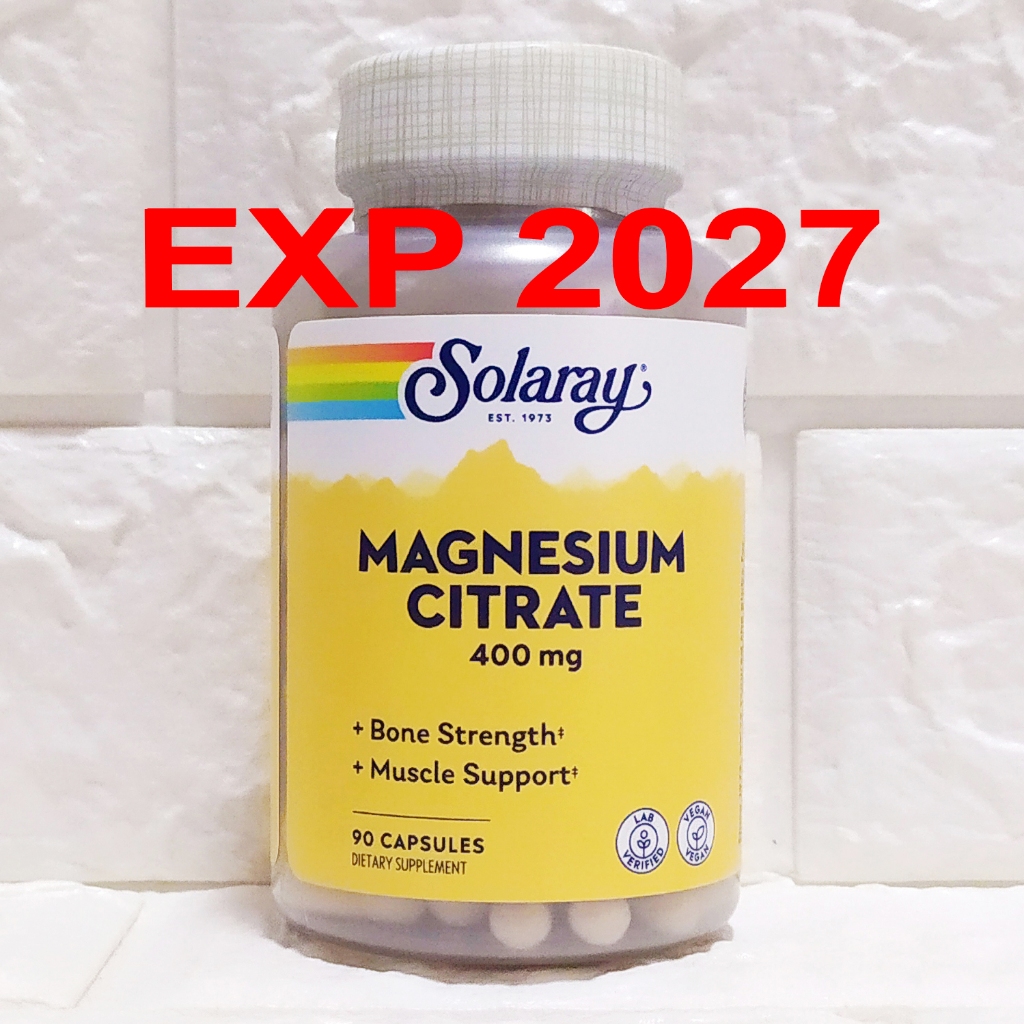 Jual Solaray Magnesium Citrate 400 mg 90 Veg Cap magnesium citrate ...