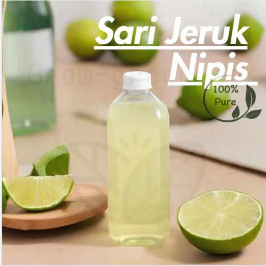 Jual SARI JERUK NIPIS / PURE LIME JUICE / AIR JERUK NIPIS MURNI 250 ml ...