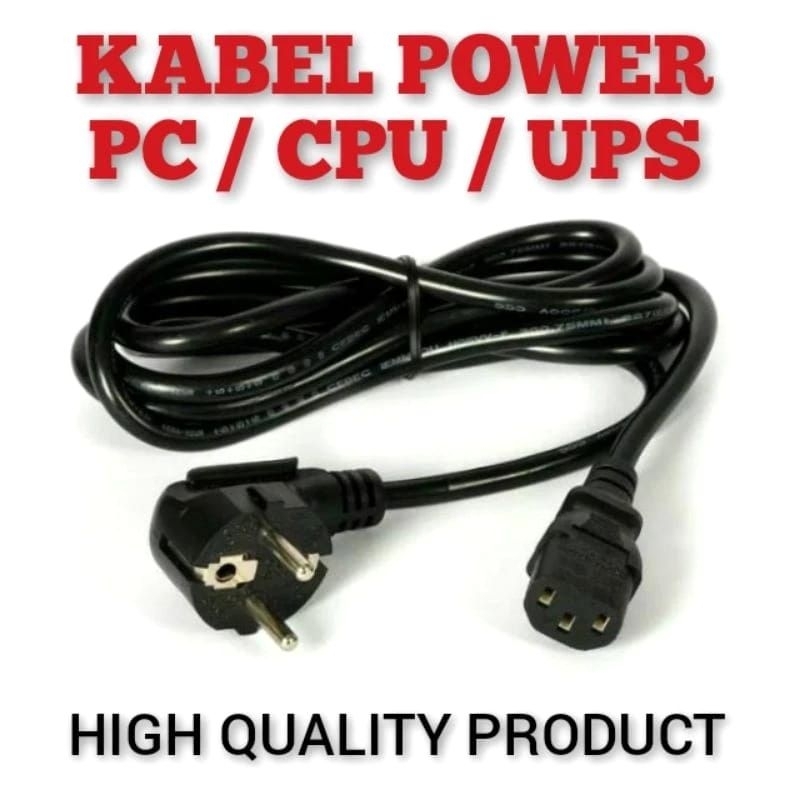 Jual KABEL POWER CPU / UPS / PC HIGH QUALITY MERK HOWELL KABEL TEBAL ...