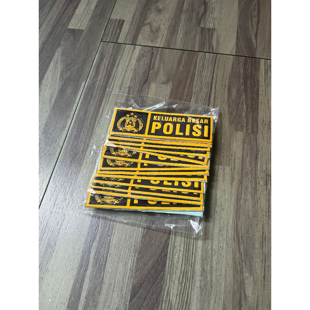 Jual STIKER PLAT SEPEDA POLISI | Shopee Indonesia