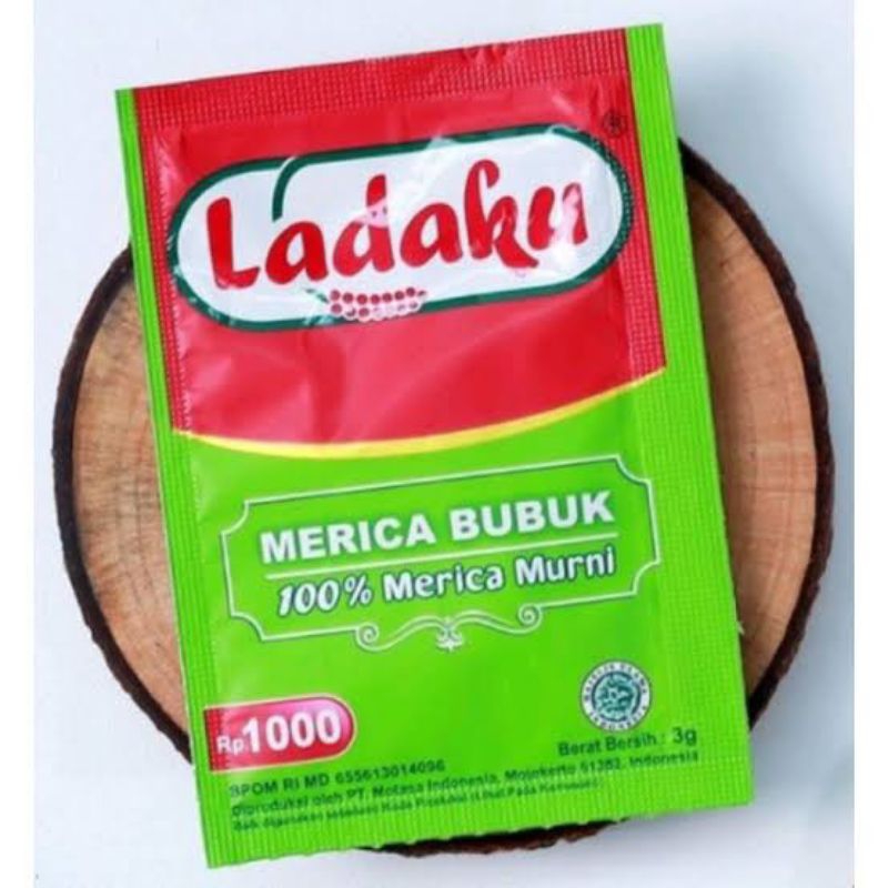 Jual Ladaku Merica Bubuk Sachet 3 Gram x 12 pcs (1 renceng) | Shopee ...