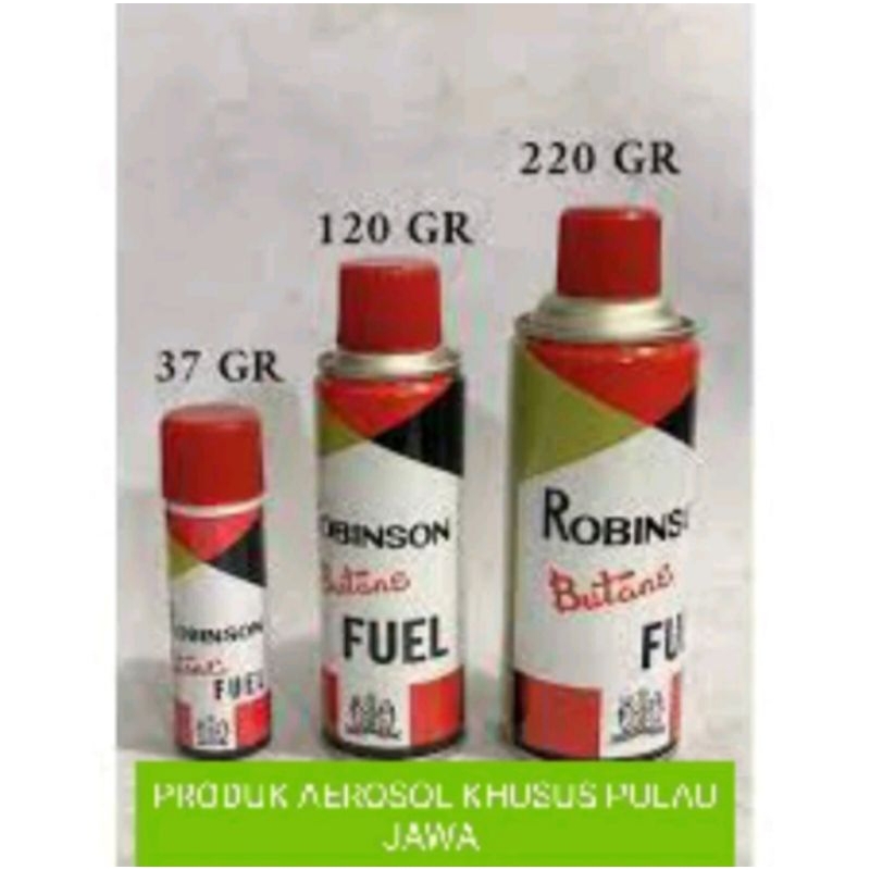 Jual Gas Robinson isi ulang korek gas refills 37gr-220gr Butene full ...