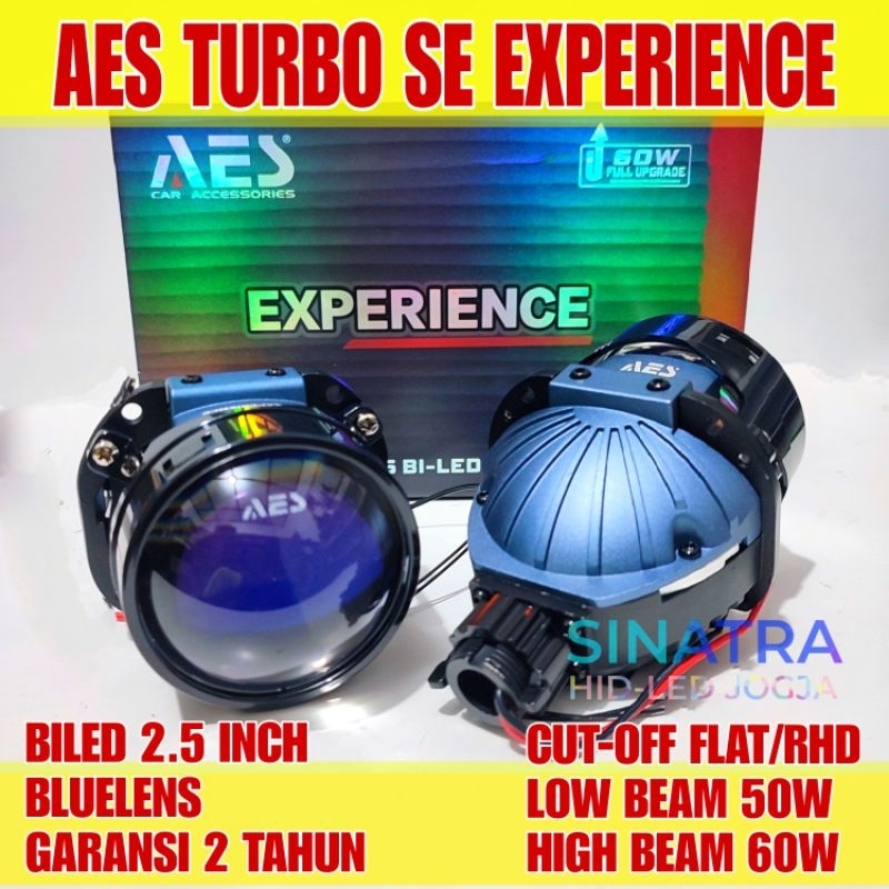 Jual Biled AES Turbo SE Experience Upgrade 60W 2.5 Inch Original ...