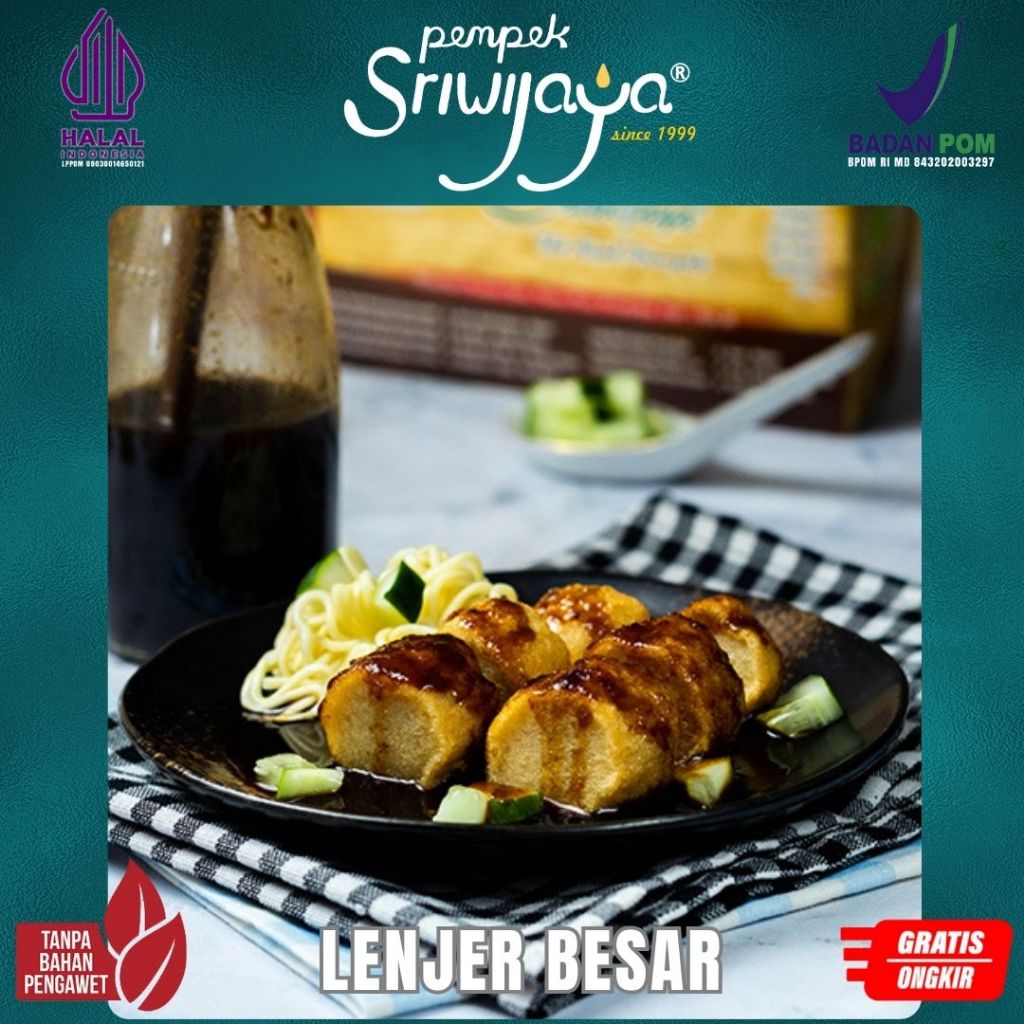 Jual Pempek Sriwijaya Lenjer Besar 5 Pcs | Shopee Indonesia