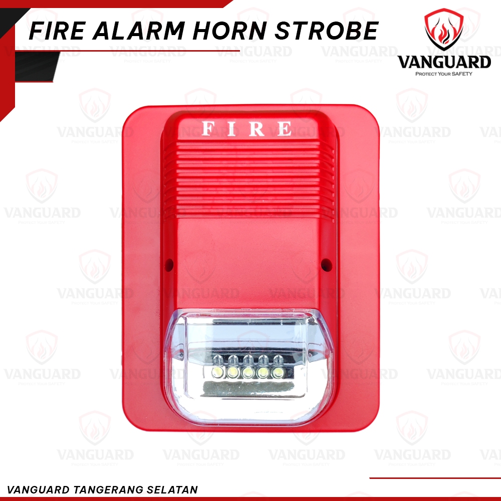 Jual Fire Alarm Horn Strobe / Fire Alarm Siren - VANGUARD | Shopee ...