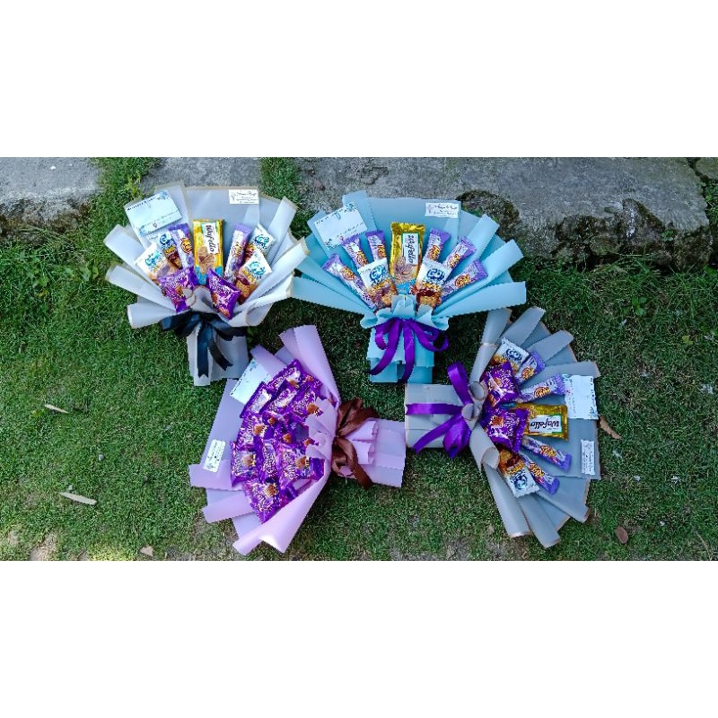 Jual Buket snack/buket jajan/kado wisuda/ultah/cewe cowo bebas pilih ...