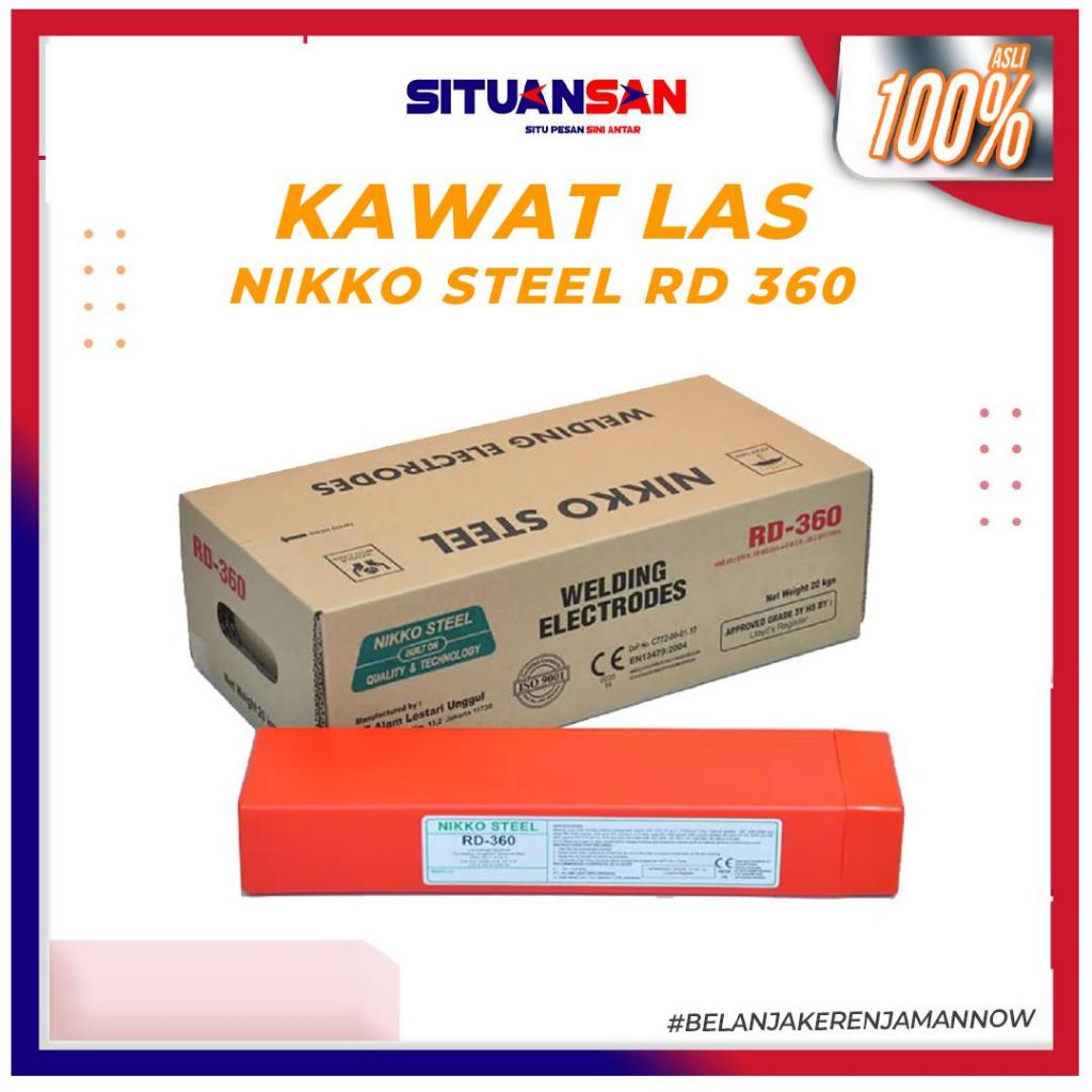 Jual Kawat Las RD 360 Welding Electrode AWS E7016 5kg NIKKO STEEL ...