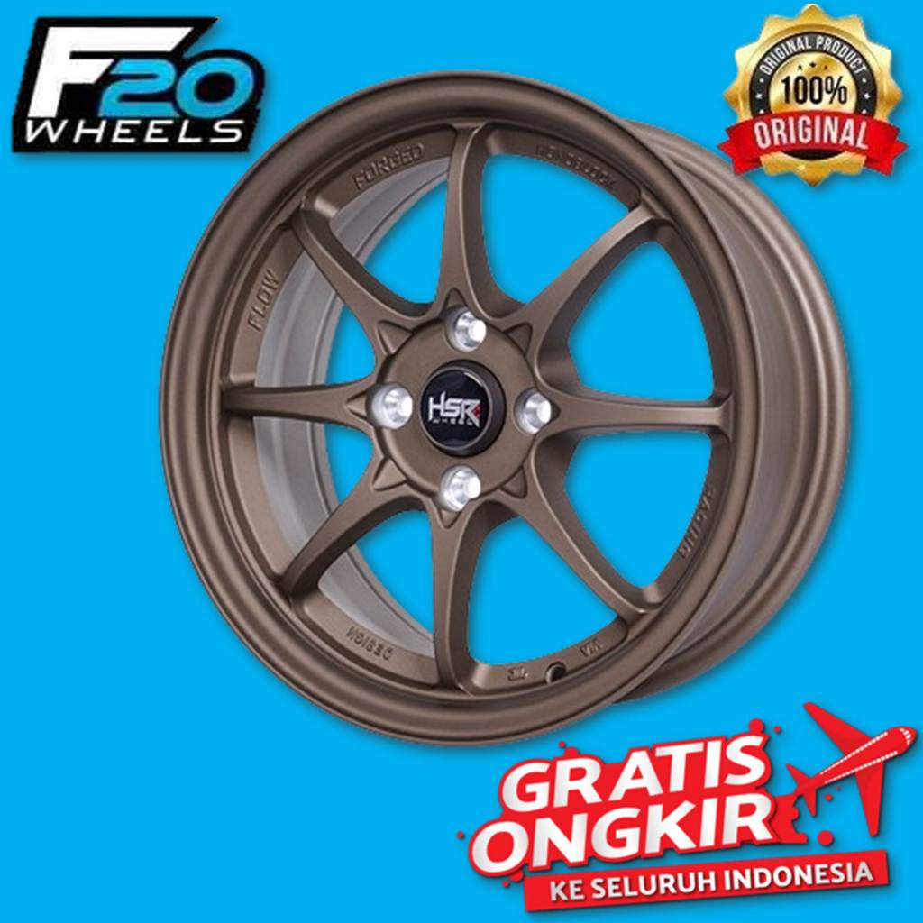Jual VELG RACING MOBIL MARCH TIPE HSR HIROSHIMA HSR R15X65 H4X100 IGNIS ...
