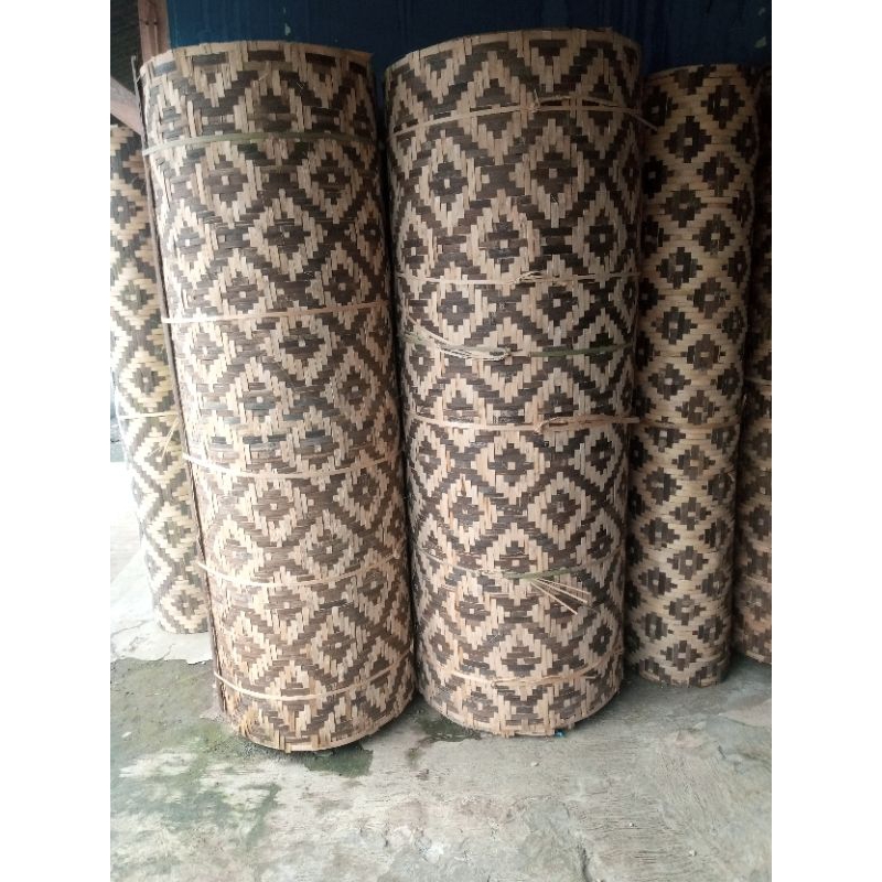Jual ANYAMAN BAMBU/BILIK BAMBU/GEDEG/GRIBIG+TERLARIS | Shopee Indonesia