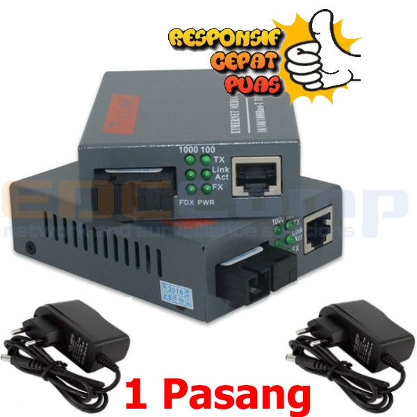 Jual Netlink HTB-GS03 Gigabit Media Converter Fiber Optic 10/100/1000 Mbps | Shopee Indonesia