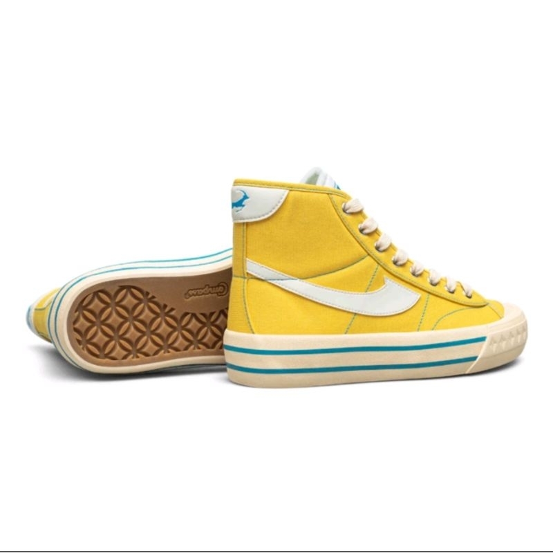 Jual [ORIGINAL SEPATU COMPASS] Compass retrograde hi decon yellow ...