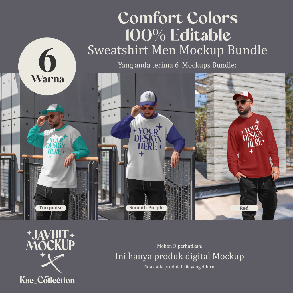 Jual Mockup Baju Pria 100% Editable Photoshop | Shopee Indonesia