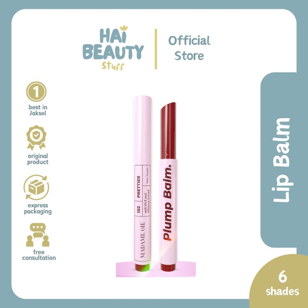 Jual Madame Gie Plump Balm - Lip Gloss Moisturizing Long Lasting | Shopee Indonesia