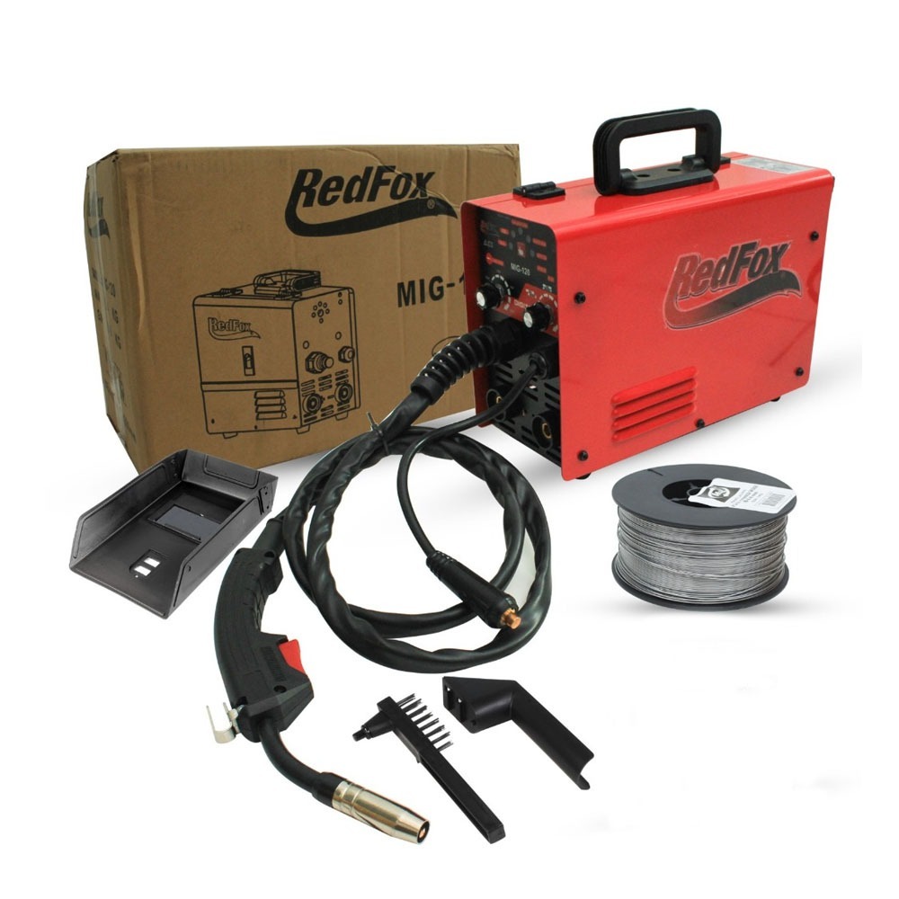 Jual REDFOX CLASS MESIN LAS MIG 120 A CO2 TANPA GAS WELDING MIGi GASLESS 120A ORIGINAL TERBAIK ...