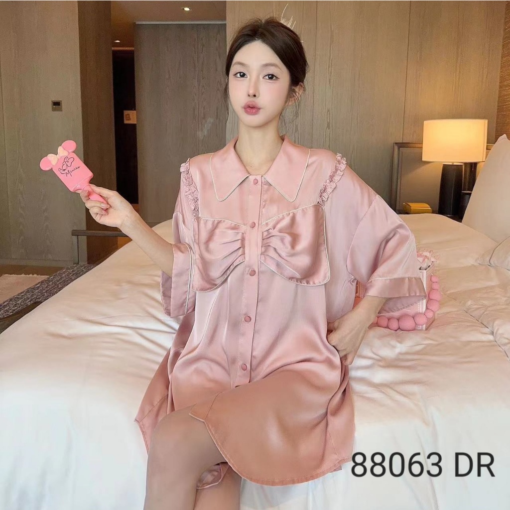 Jual DRESS SUTRA ASLI 88063 DR | Shopee Indonesia