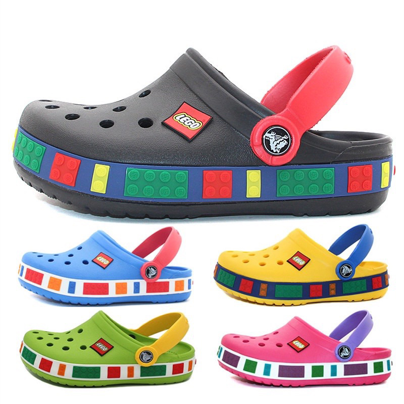 Jual [READY STOCK] SANDALS LEGO CLOG KIDS (Free Jibbitz) | Shopee Indonesia