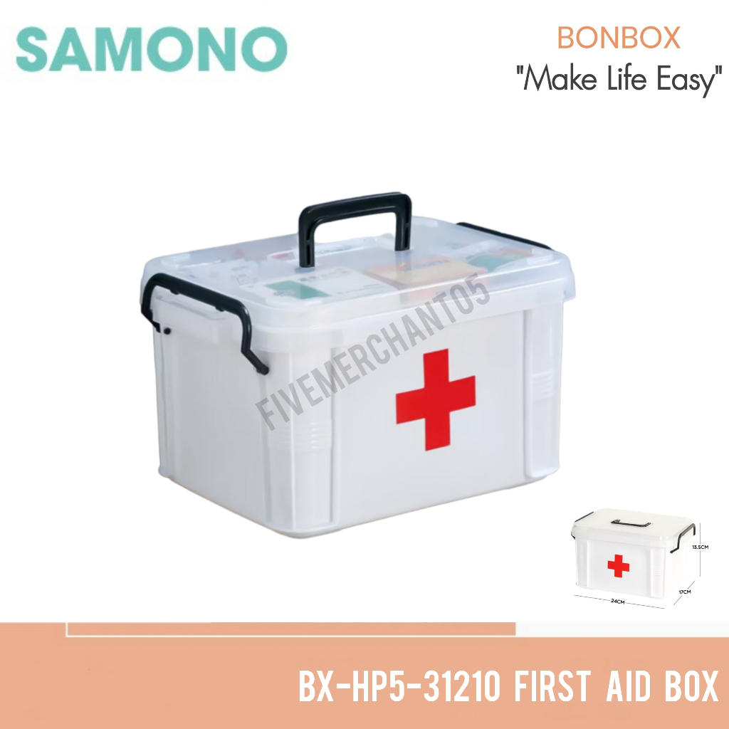 Jual Kotak P3K Bonbox Samono BX-HP5-31210 First Aid Box Wadah Obat ...