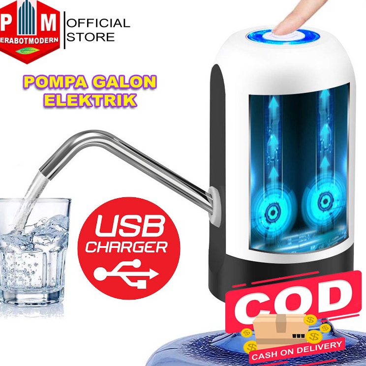 Jual gL COD Pompa Galon Elektrik Recharge Dispenser Air Galon Charge DISPENSER USB | Shopee ...